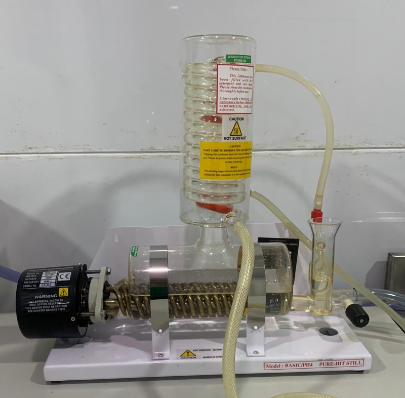 Africa Centre of Excellence - WATER DISTILLER